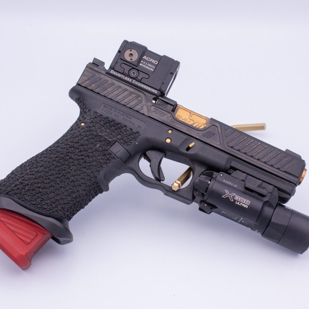 DE Zev Acro/MPS Adapter Plate for Zev OZ9 and Glock Slides